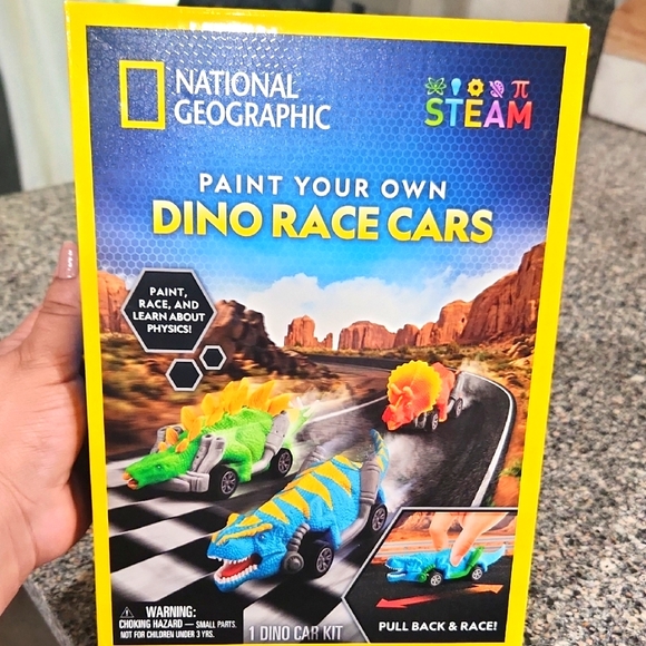 National Geographic | Toys | National Geographic Dino Race Cars Paint ...